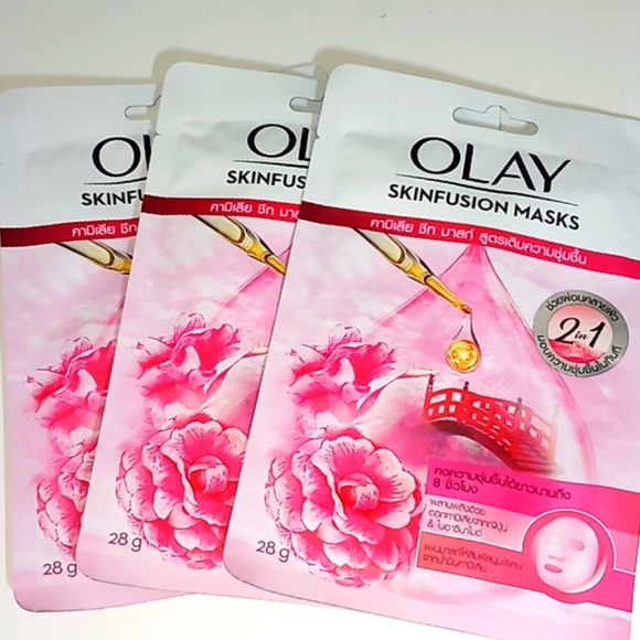 OLAY | Skincare | Olay Skinfusions Camellia Sheet Masks | Poshmark